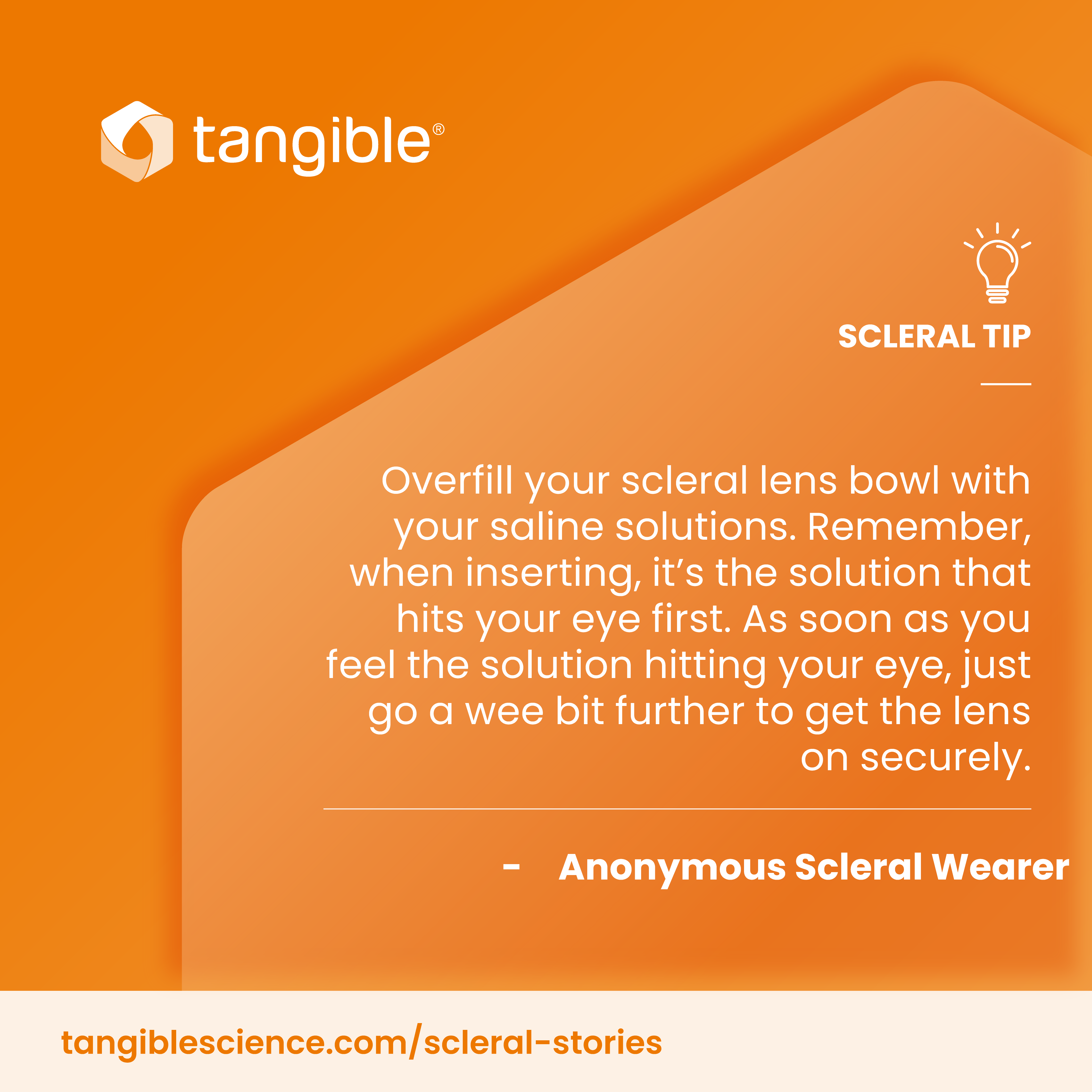 Scleral Lens Tip | Overfill The Bowl Of Your Lens – Tangible Science