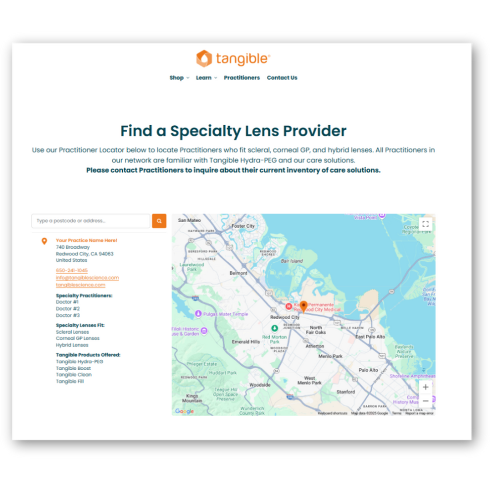 Practitioner Dashboard – Tangible Science